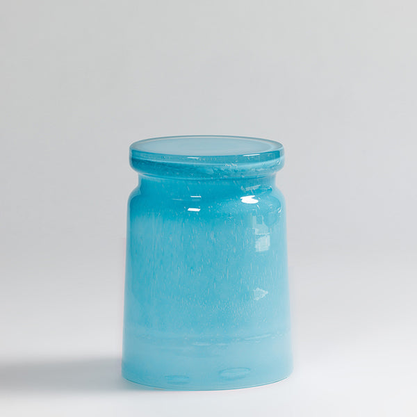 Glass stool - Sky Blue – Elemento