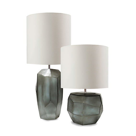 Cubistic Tall Table Lamp - Indigo/Smoke Grey – Elemento